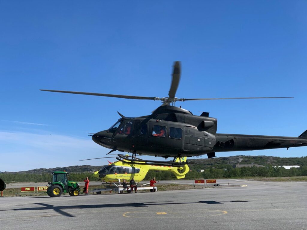 Avløser Forsvarets helikopter - Østhavet