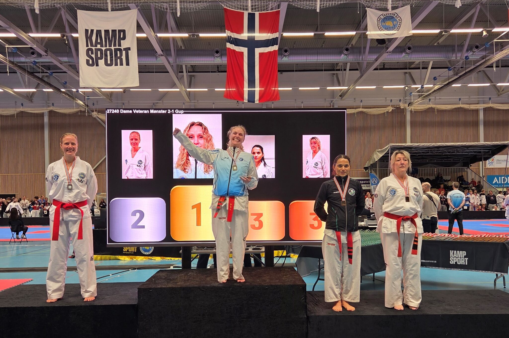 Vardø Taekwon-do med gull, sølv og bronse i NM - Østhavet